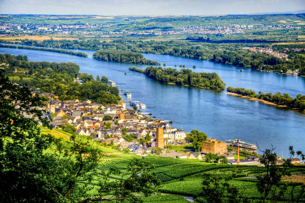 Flodkryssning på Rhen